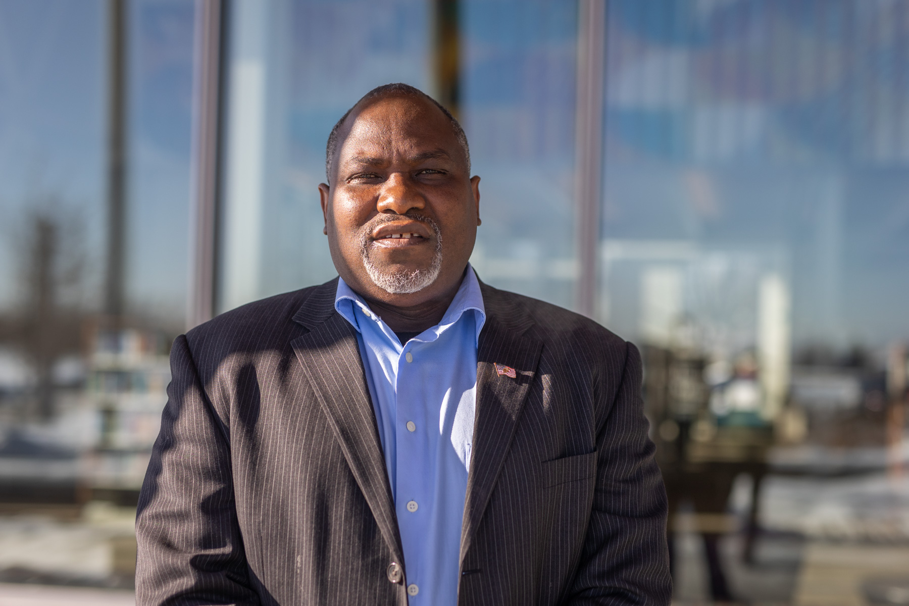 Abraham Brima Bah says Brooklyn Park police and residents should fight crime together.