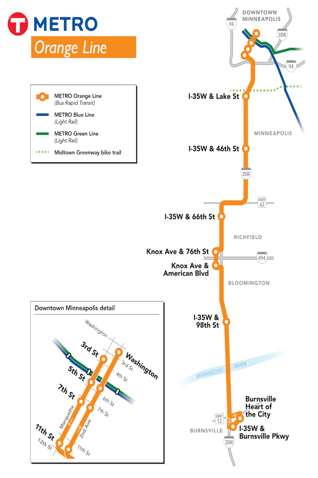 The new Orange Line brings bus rapid transit to the south metro