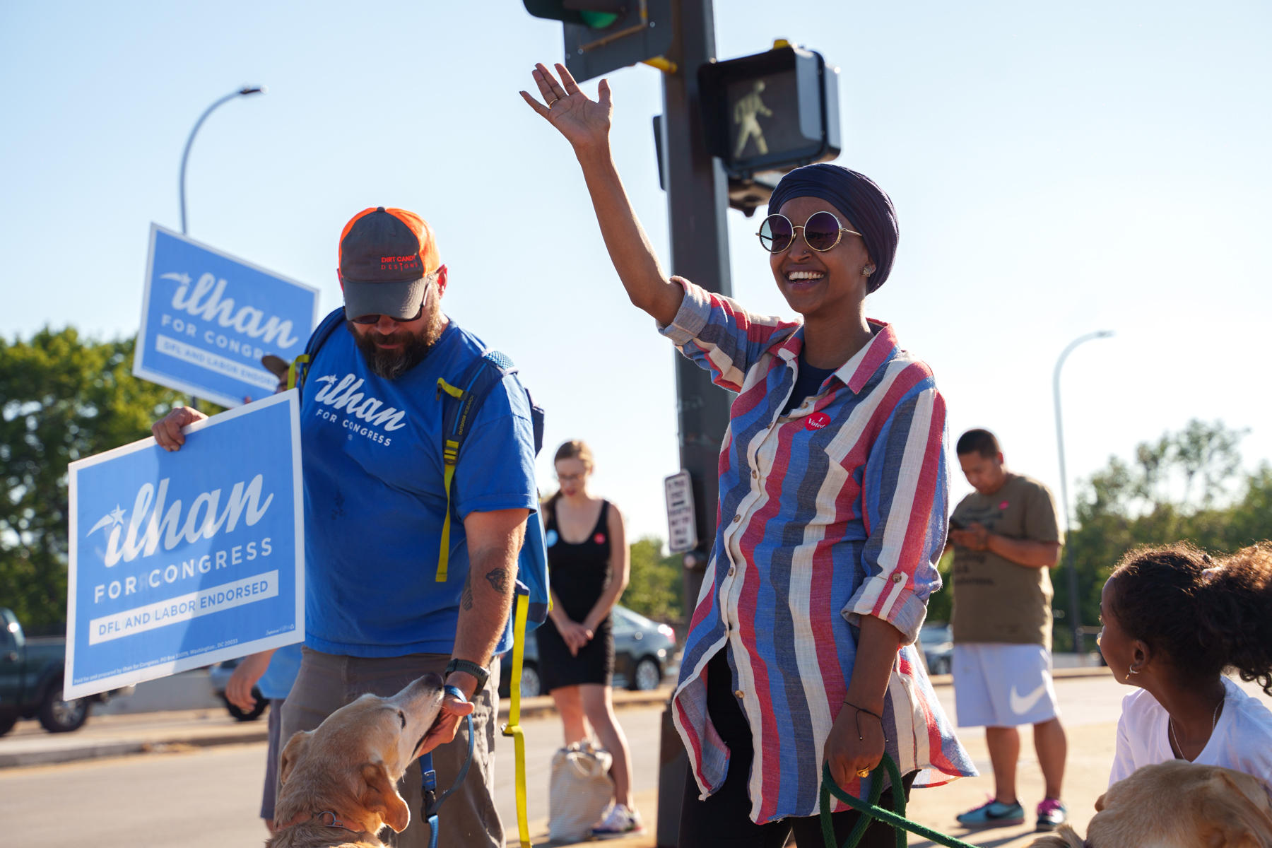 U.S. Representative Ilhan Omar narrowly defeats Don Samuels