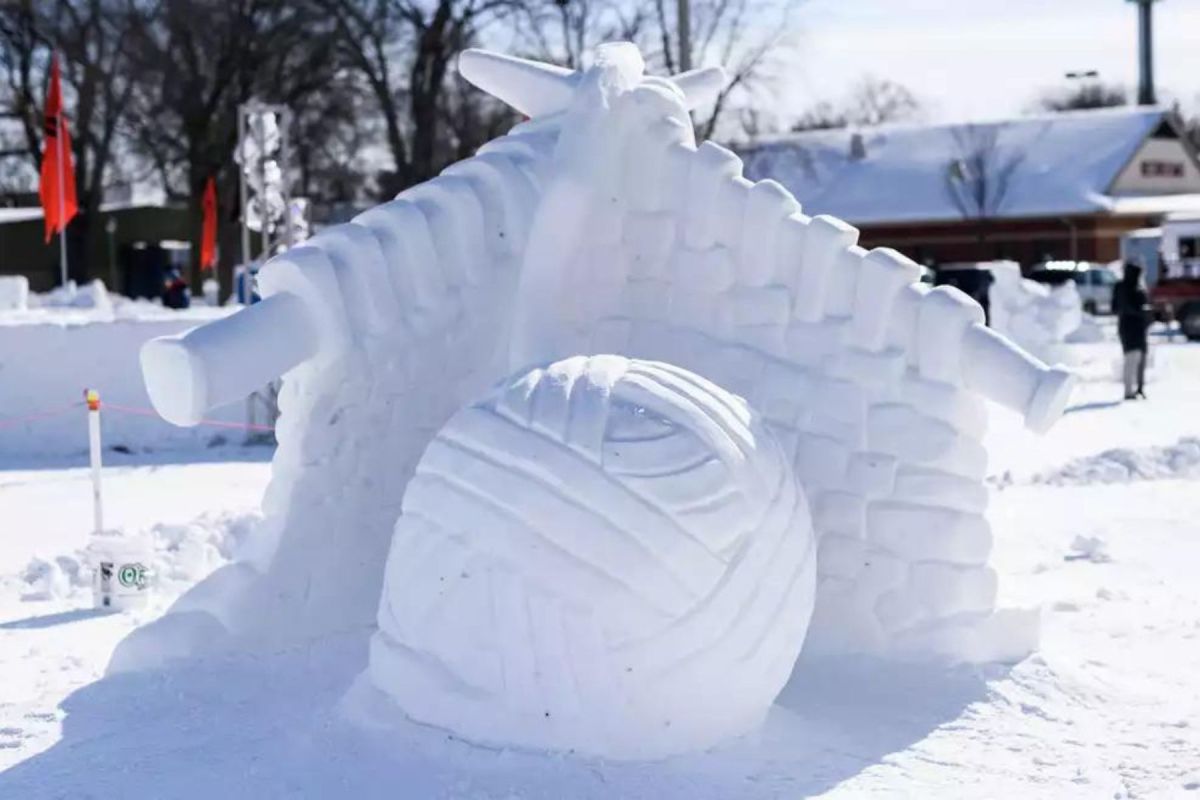 Team Kwe: only all-women Indigenous snow sculpture team in U.S.