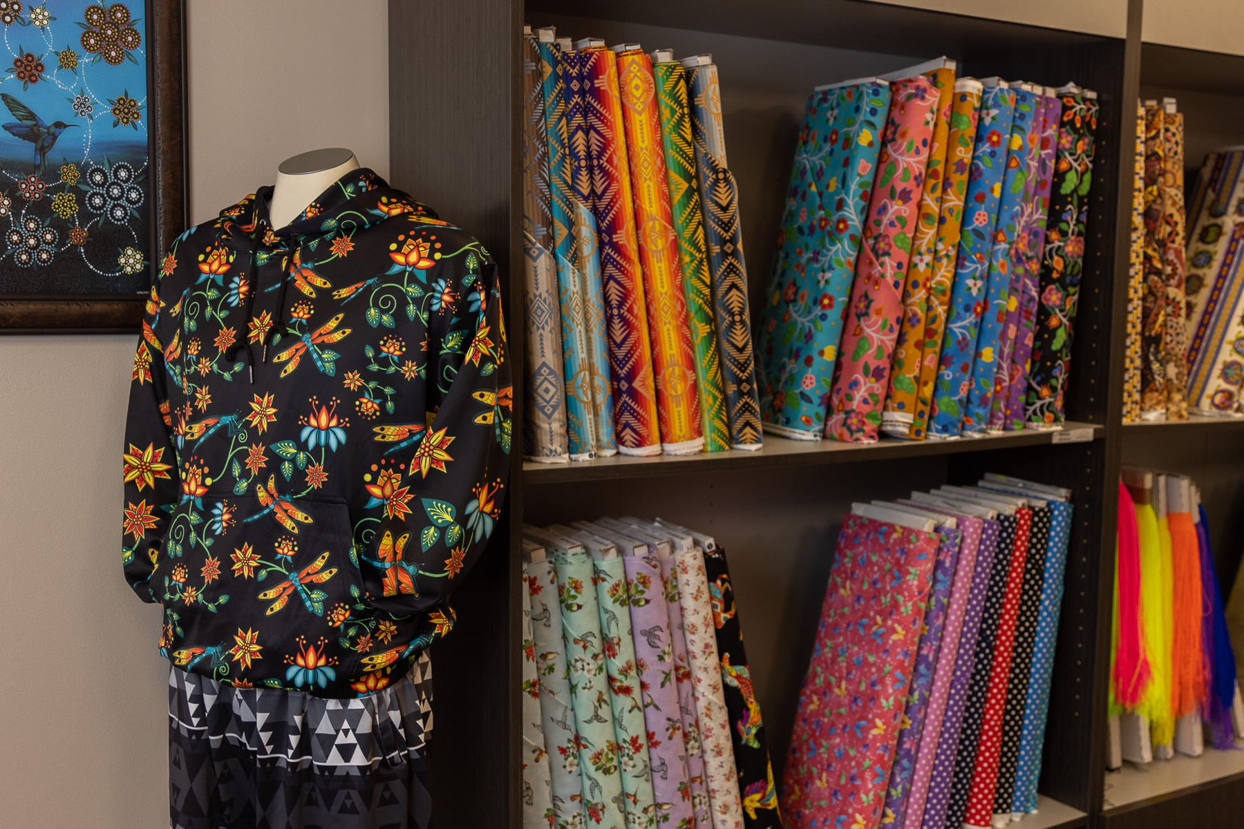 New Fire Mountain Fabrics store offers Indigenous fabric and motifs
