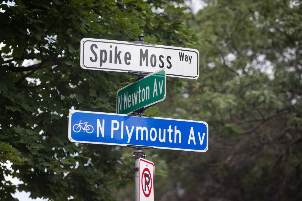 Minneapolis names section of Plymouth Avenue after Spike Moss